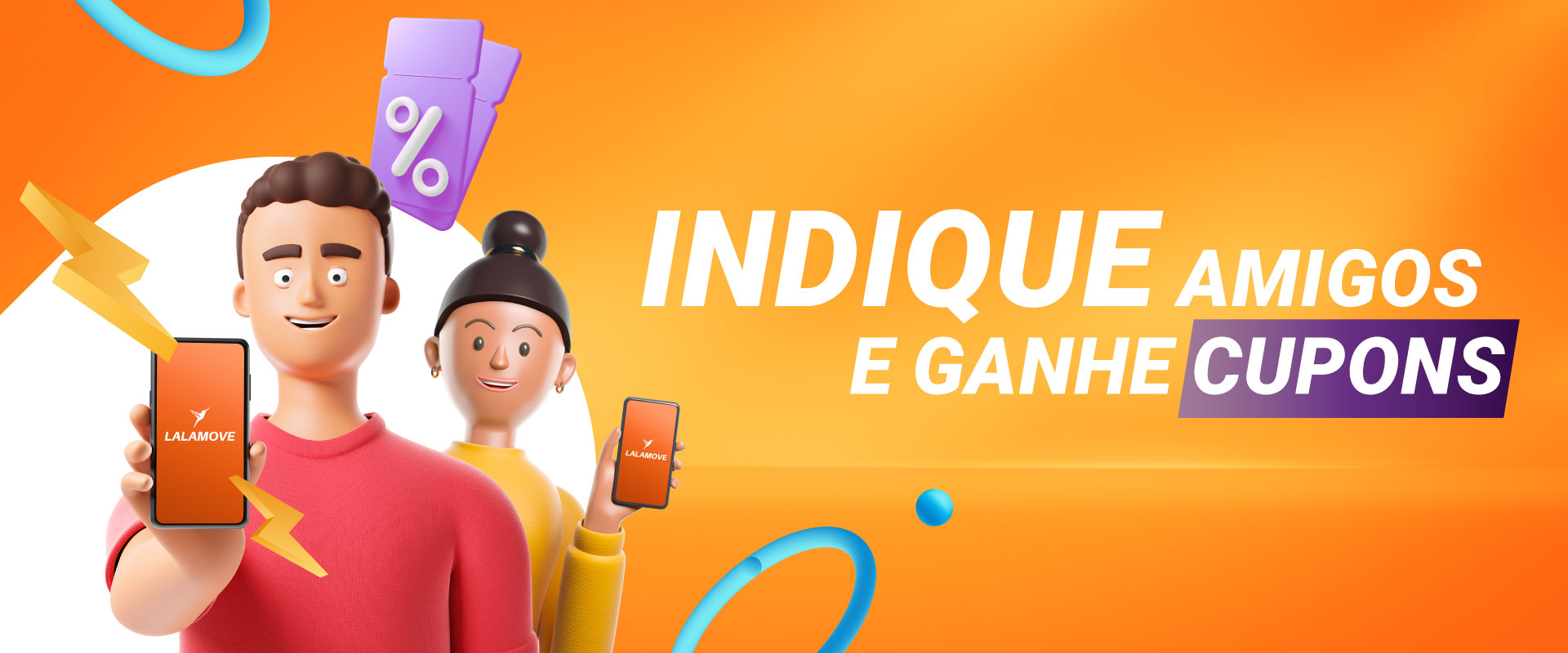 Indique amigos e ganhe com a Lalamove!
